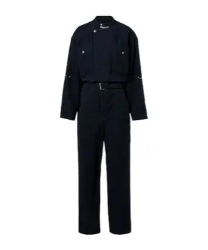 Isabel Marant Étoile Nessime Cotton And Linen Jumpsuit - Black