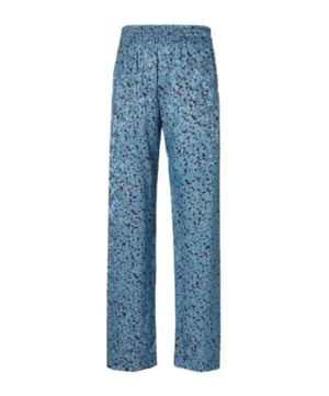 Dries Van Noten Printed Straight Pants - Blue