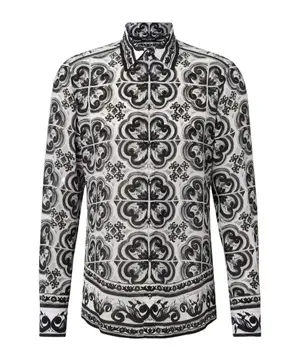 Dolce & Gabbana Long-sleeved Shirt - Gray