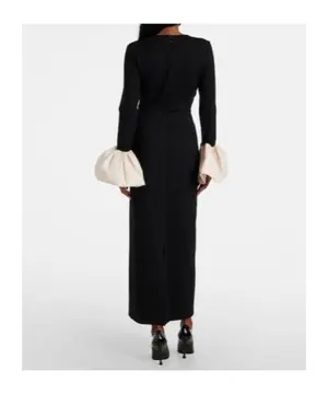 Staud Hawthorne Taffeta-trimmed Maxi Dress