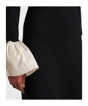 Staud Hawthorne Taffeta-trimmed Maxi Dress