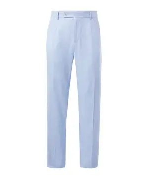 Dolce & Gabbana Linen Straight Pants - Blue