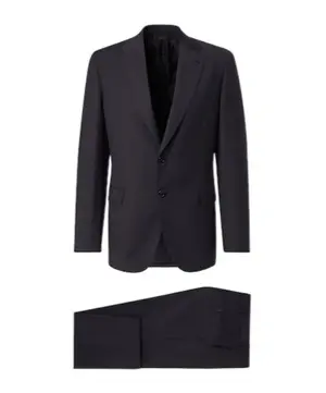 Brioni Trevi Wool And Mohair Suit - Black