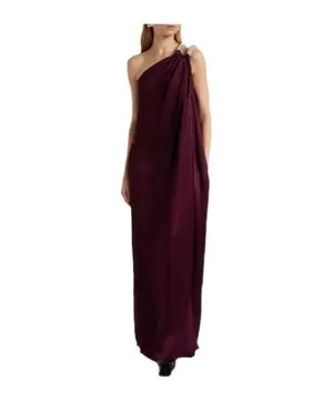 Stella McCartney One-shoulder Satin Gown