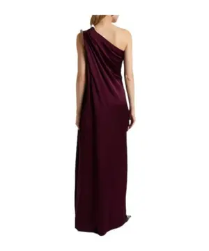 Stella McCartney One-shoulder Satin Gown