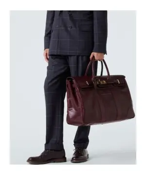 Brunello Cucinelli Leather Duffel Bag