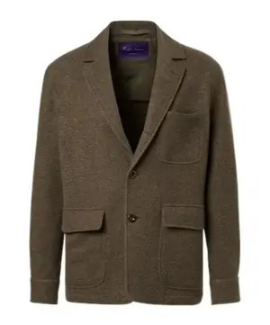 Ralph Lauren Cashmere And Wool Twill Coat