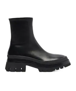 Khaite Fallon 35 Leather Ankle Boots
