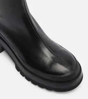 Khaite Fallon 35 Leather Ankle Boots