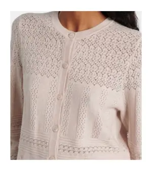 ERES Trio Pointelle Wool And Cashmere Cardigan