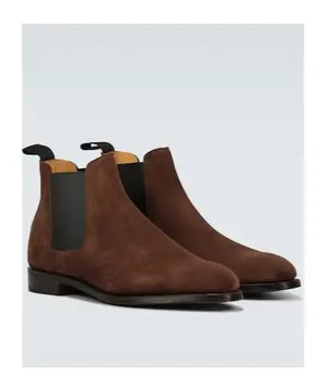 John Lobb Lawry Suede Chelsea Boots