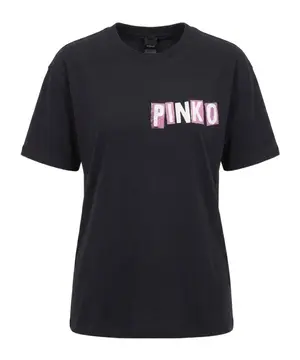 Pinko Graphic T-shirt - Black