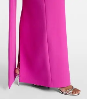 SAFIYAA LONDON Embellished Caped Gown