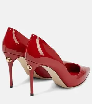 Dolce & Gabbana Cardinale Patent Leather Pumps