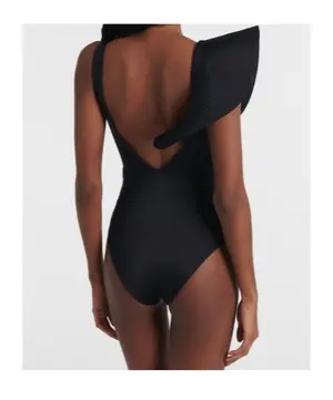 Johanna Ortiz Asymmetric Ruffled Swimsuit