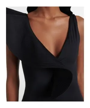 Johanna Ortiz Asymmetric Ruffled Swimsuit
