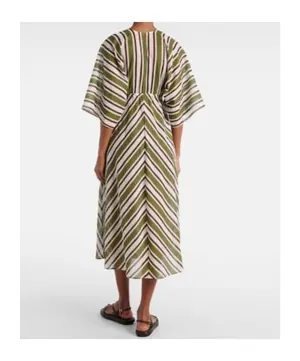 ERES Striped Cotton Tulle Dress