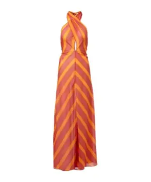 ERES Neree Printed Cotton Voile Maxi Dress - Red