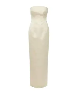 EMILIA WICKSTEAD Strapless Gown - Nude