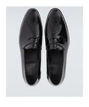 John Lobb Patent Leather Penny Loafers