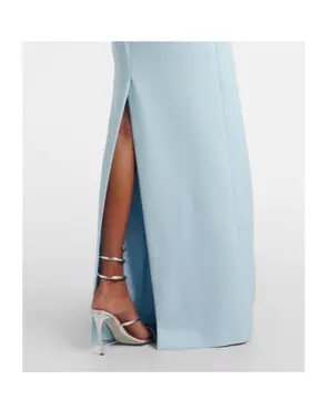 SAFIYAA LONDON Kristena Draped Embellished Gown