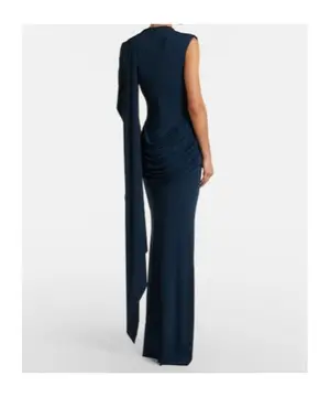 DE LA VALI Jersey Maxi Dress