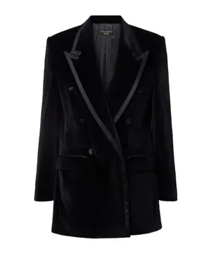 Dolce & Gabbana Long-sleeved Tuxedo Jacket - Black