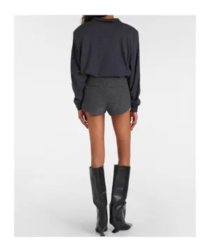 THE FRANKIE SHOP Vail Virgin Wool Shorts