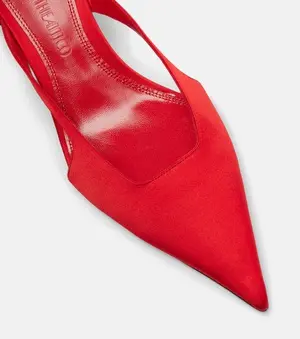 Attico Satin High-heeled Sandals
