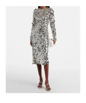 Dolce & Gabbana Sequined Midi Dress