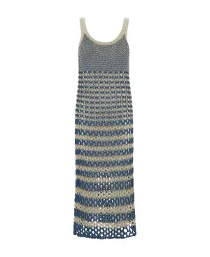Red Valentino Knitted Inlaid Dress - Multicolor