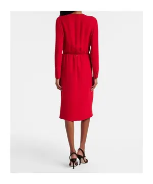 Valentino Garavani Embellished Silk Midi Dress
