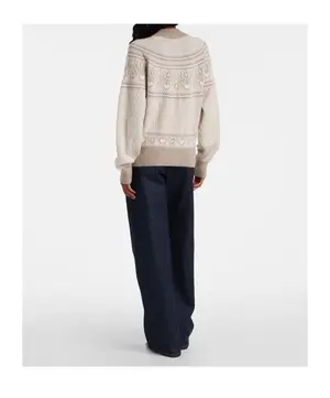 Khaite Marc Fair Isle Cashmere Cardigan
