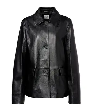 TOTEME Leather Jacket - Black