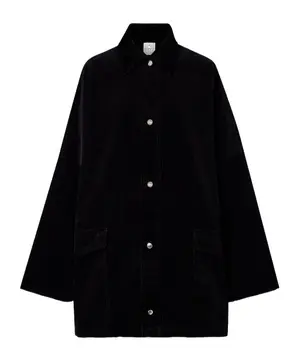 TOTEME Cotton Corduroy Jacket - Black