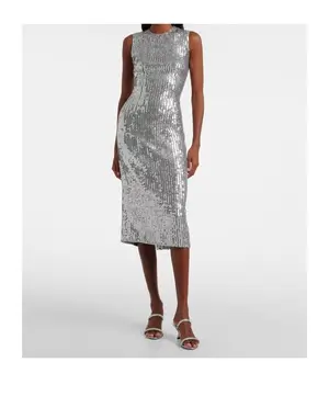 Dolce & Gabbana Sequined Midi Dress