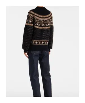Khaite Guy Fair Isle Cashmere Sweater