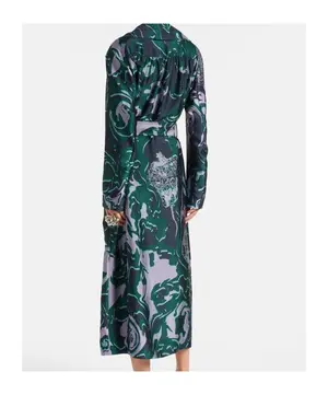Dries Van Noten Printed Trench Coat