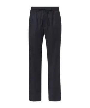 Dolce & Gabbana Virgin Wool Straight Pants - Black