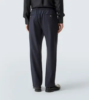 Dolce & Gabbana Virgin Wool Straight Pants