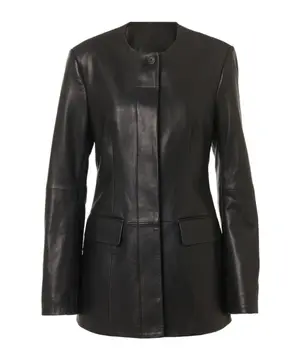 TOTEME Leather Jacket - Black