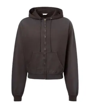 Auralee Cotton Jersey Hoodie - Black
