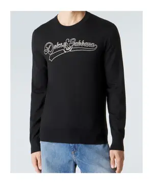 Dolce & Gabbana Logo Virgin Wool Sweater