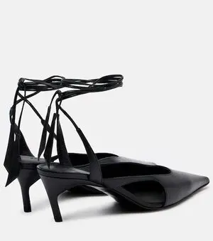 Attico Diane 55 Leather Slingback High-heeled Sandals