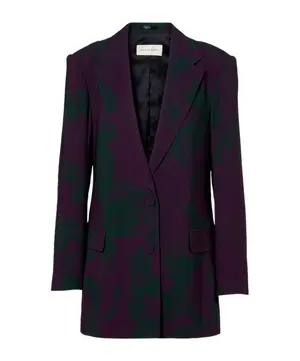 Dries Van Noten Printed Blazer - Black