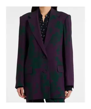 Dries Van Noten Printed Blazer