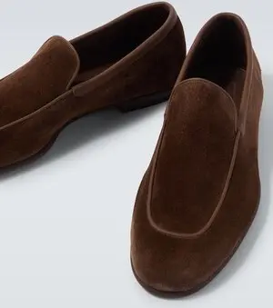 John Lobb Tyne Suede Loafers