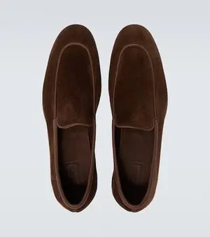 John Lobb Tyne Suede Loafers