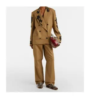 Dries Van Noten Cotton Wide-leg Pants