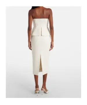 SELF-PORTRAIT Tube Top Mid-length Dress Dress
